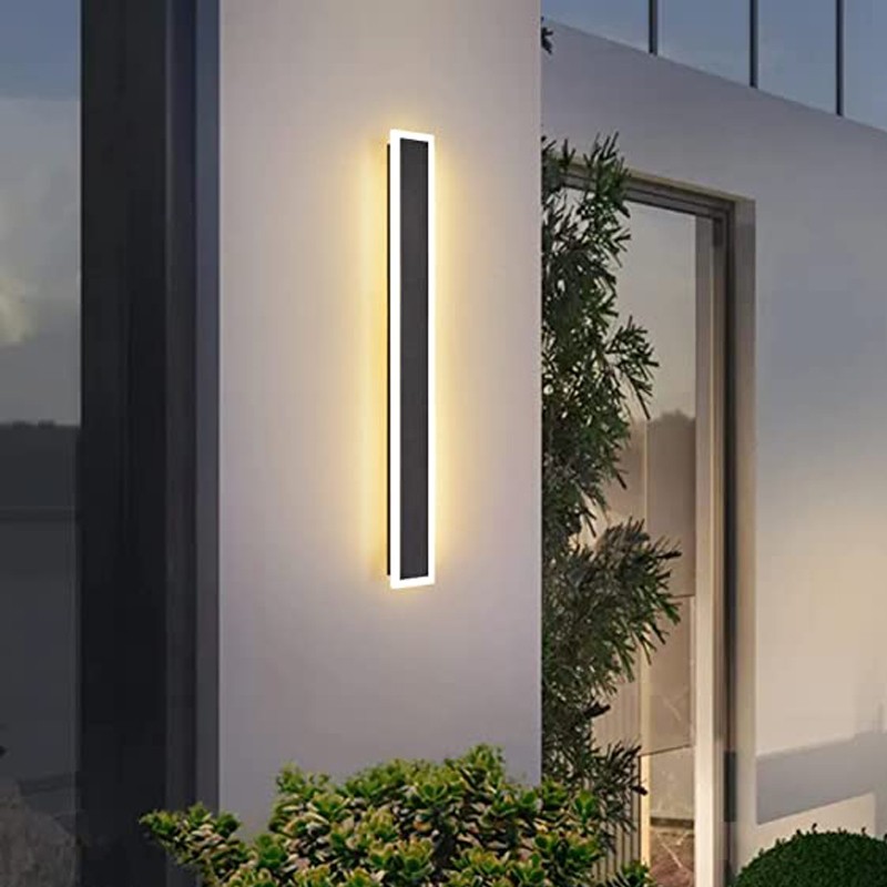 Aplica LED de fatada, 42W, lumina neutra 4500K, IP65, 120 cm, negru