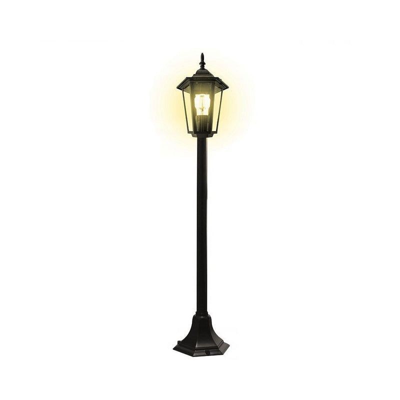 Felinar de exterior, aspect vintage, LED, inaltime cu picior 105 cm