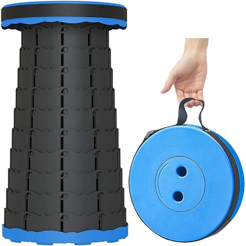 Scaun telescopic, inaltime maxima 45 cm, portabil, pescuit si camping ...