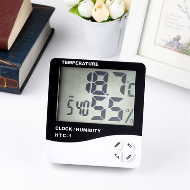 Statie meteo LCD, higrometru, calendar, ora, data, alarma