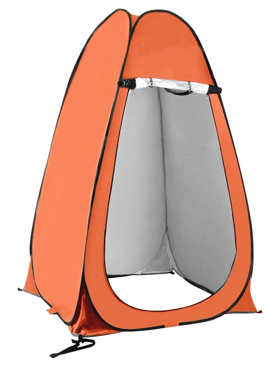 Cort multifunctional, husa inclusa, fermoar, 190 x 110 cm, portocaliu