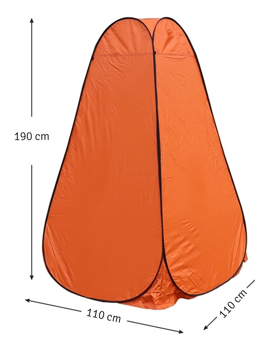 Cort multifunctional, husa inclusa, fermoar, 190 x 110 cm, portocaliu