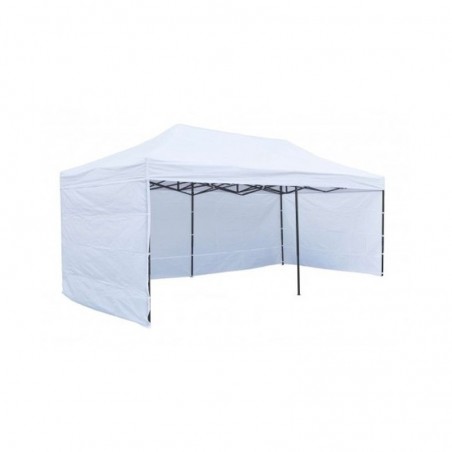 Cort de gradina quick ten, 6x3x3 m, 3 pereti, montare rapida, otel