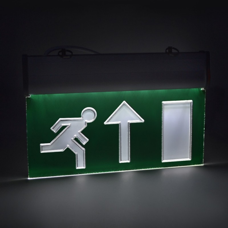 Panou de siguranta LED, semn EXIT sus