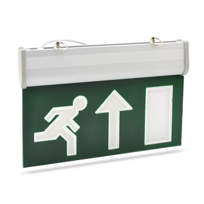 Panou de siguranta LED, semn EXIT sus