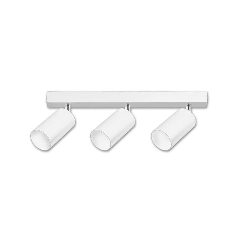 Plafoniera 3 LED-uri 35W, design modern, unghi reglabil, IP20, alb