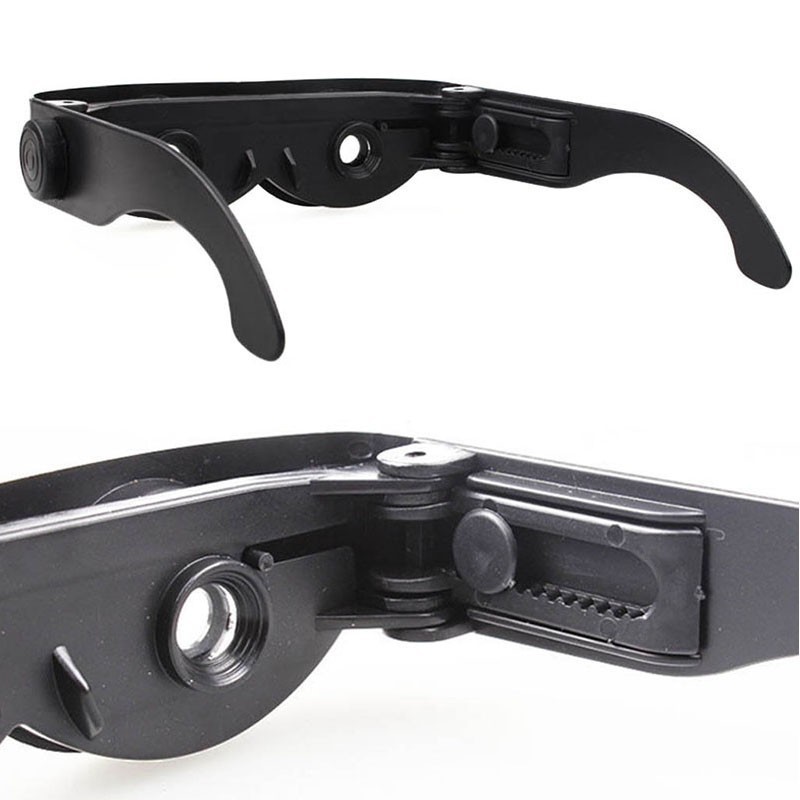 Ochelari cu zoom reglabil 4X, lentile protectie soare, pliabili