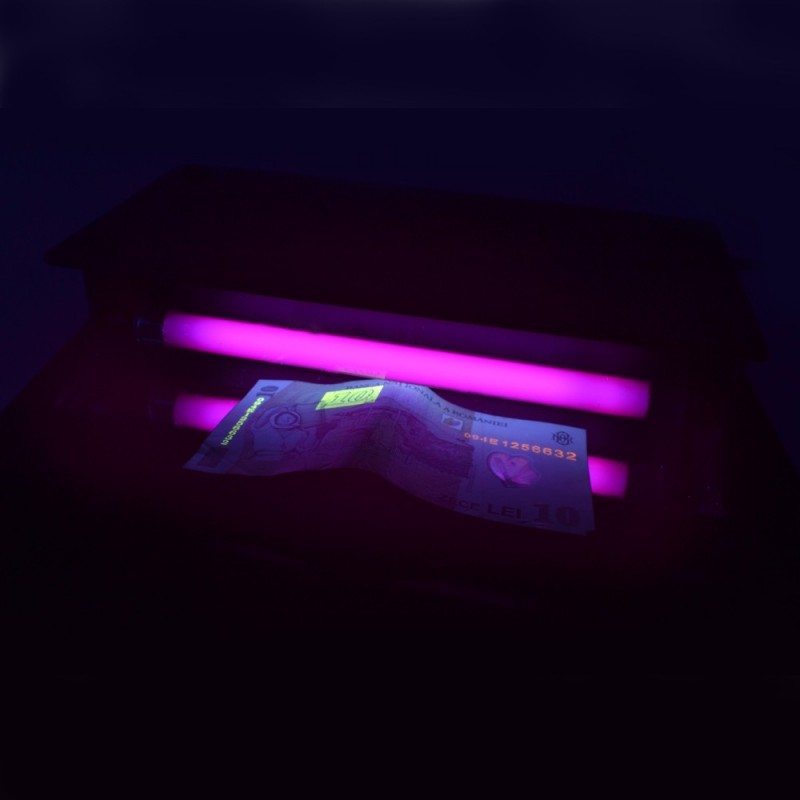Tester bancnote cu lampa UV 6W