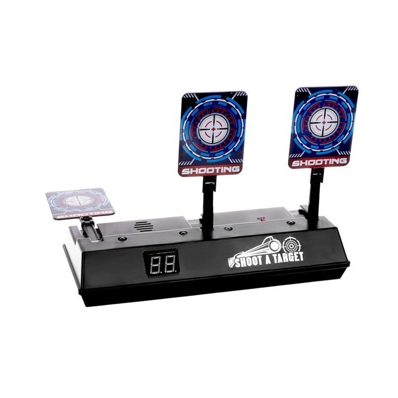 Jucarie poligon tragere electronic, afisaj LCD, 3 tinte, efecte sonore