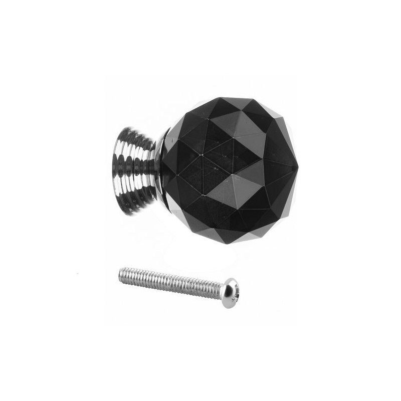 Buton mobilier, aspect elegant, cristal K9, suruburi incluse