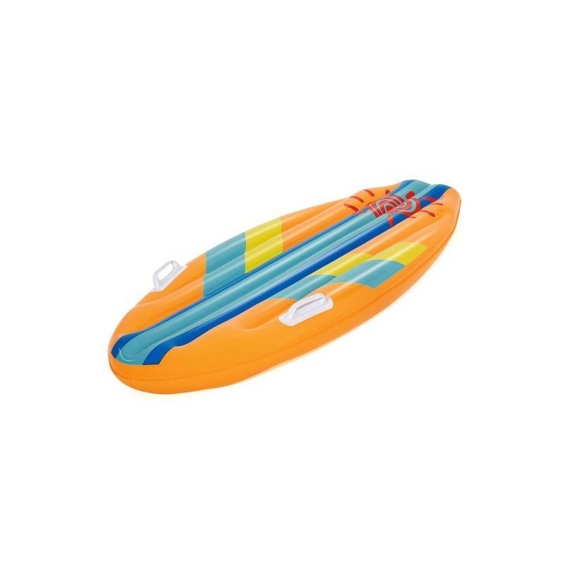 Placa surf gonflabila, petic impermeabil inclus, multicolor, 114x46cm