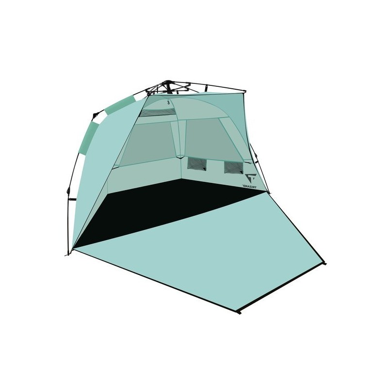 Cort impermeabil pentru plaja, protectie UV, 3 ferestre, 1 intrare