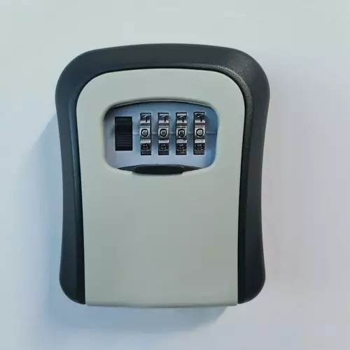 Seif depozitare chei, cod de siguranta din 4 cifre, metal si plastic