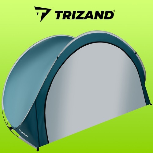 Cort pentru plaja, protectie UV, inchidere cu fermoar, 2x1,2x1,1 m