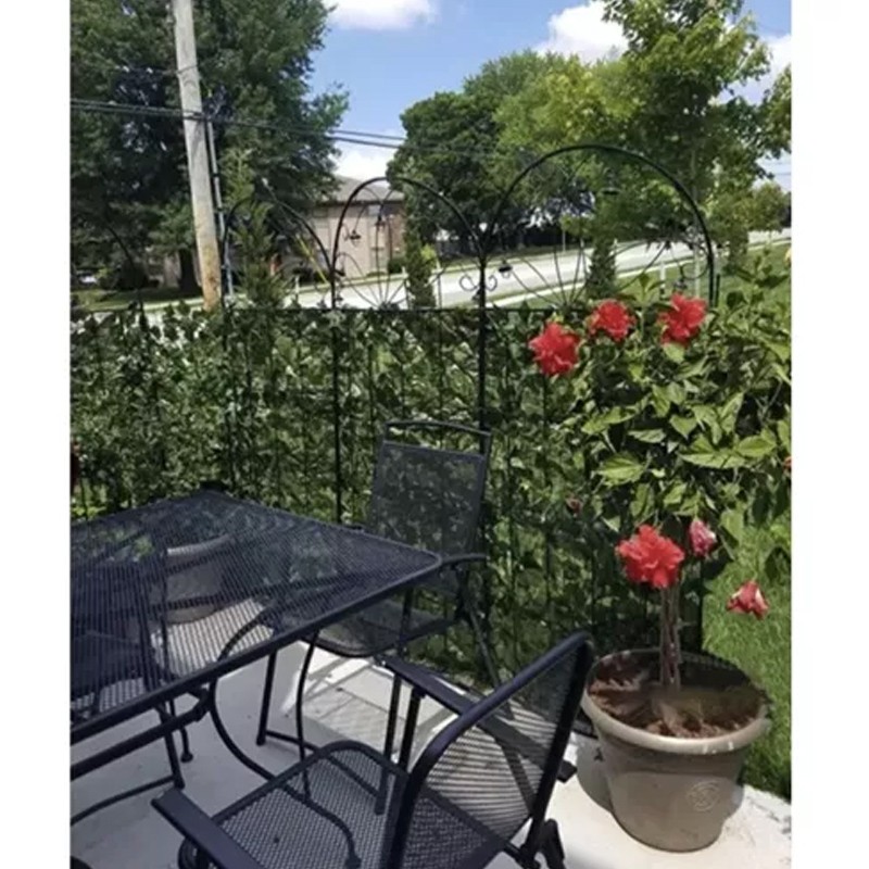 Gard artificial iedera, 5 panouri cu dimensiunea 50x60 cm, verde