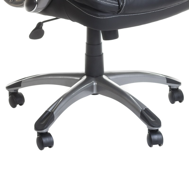 Scaun ergonomic, captuseala din spuma, inaltime reglabila, negru