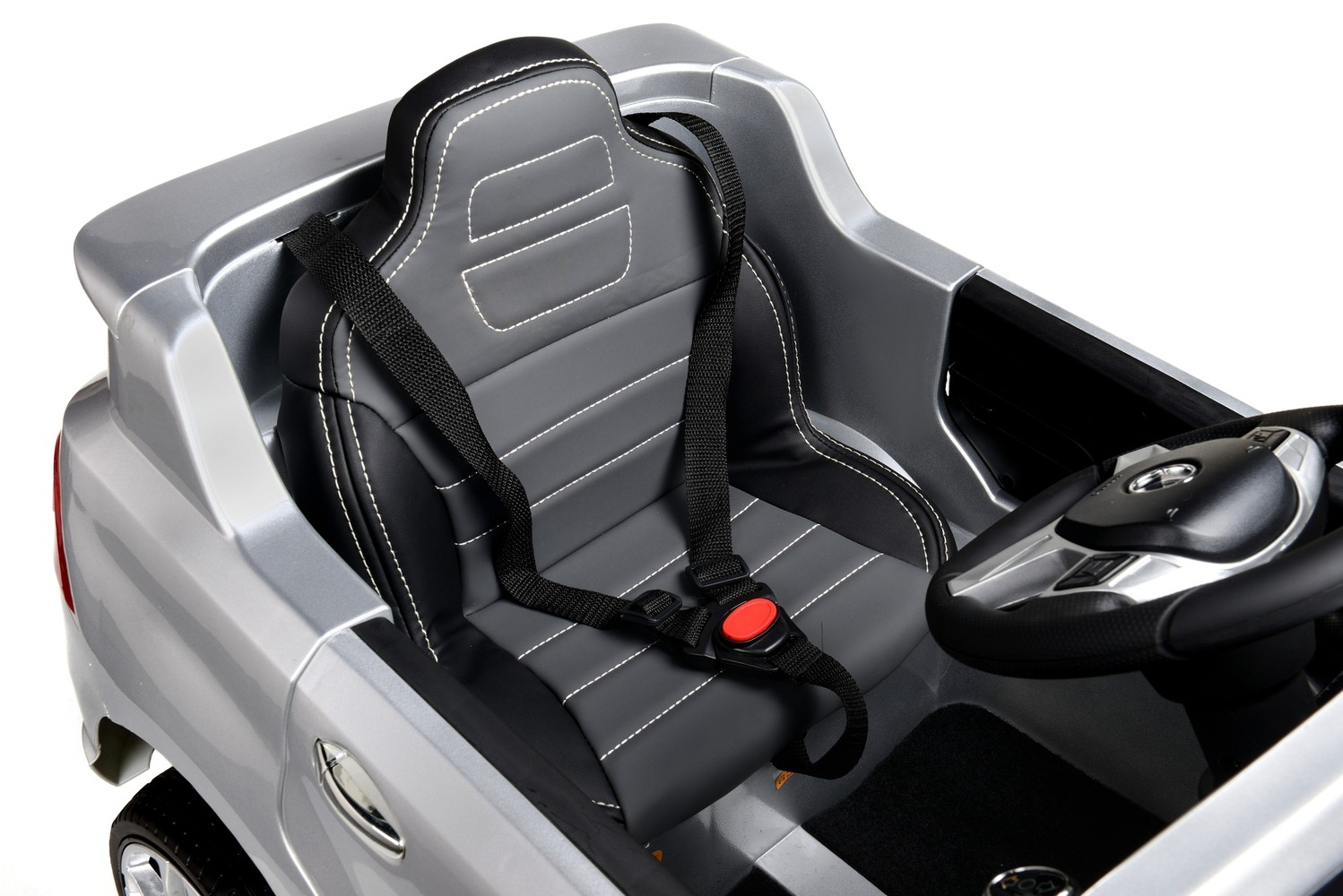 Masinuta electrica Mercedes-Benz, melodii, lumini, roti spuma EVA