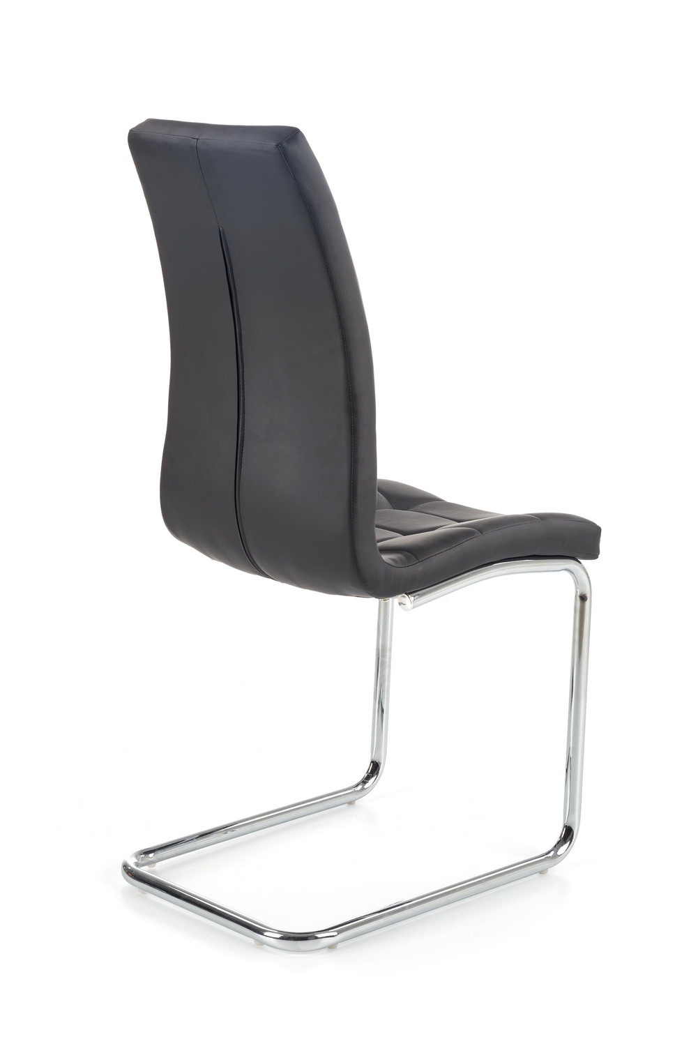 Scaun dining modern, cadru metalic, piele eco, inaltime 103 cm