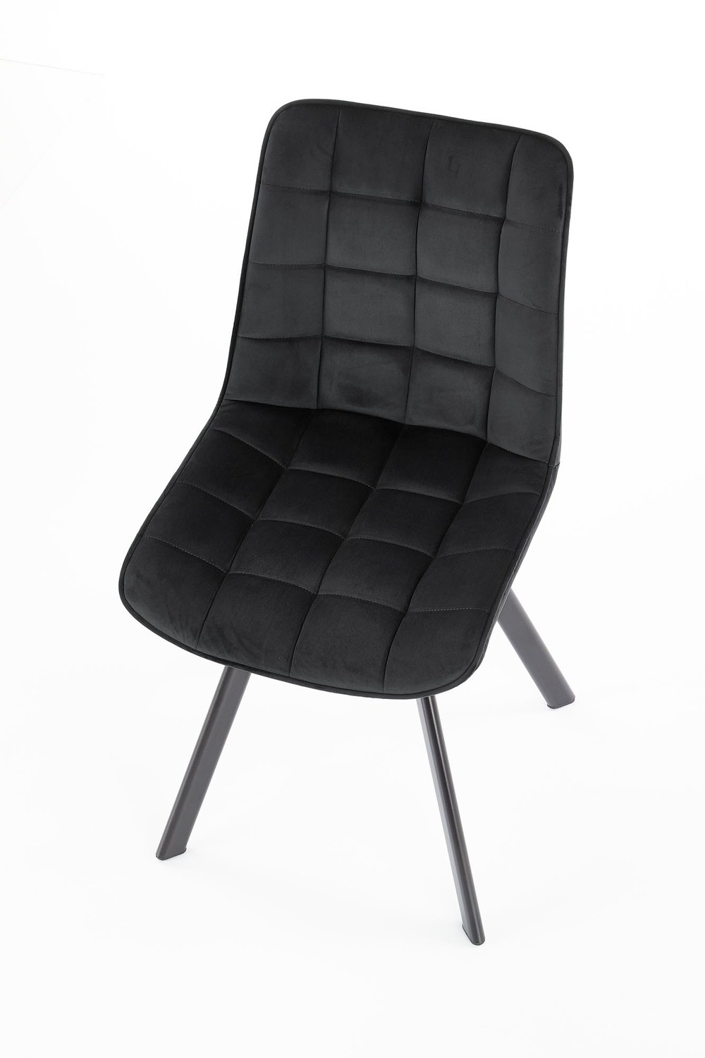 Scaun tip fotoliu, tapiterie catifea, cadru metalic, stil modern
