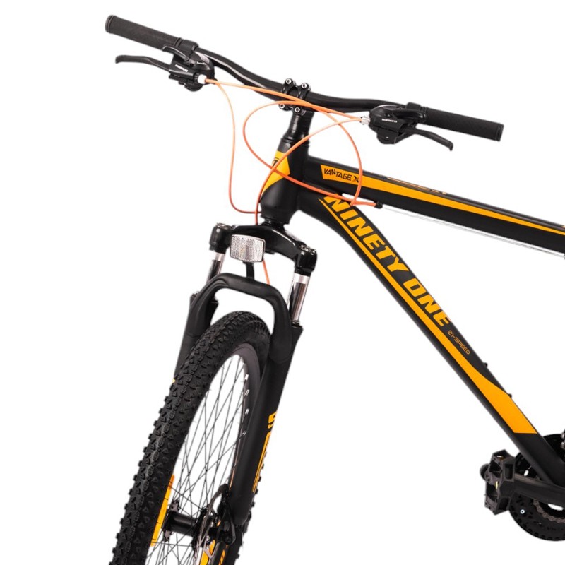 Bicicleta MTB 27.5 inch, 21 viteze, schimbator Shimano, frane pe disc