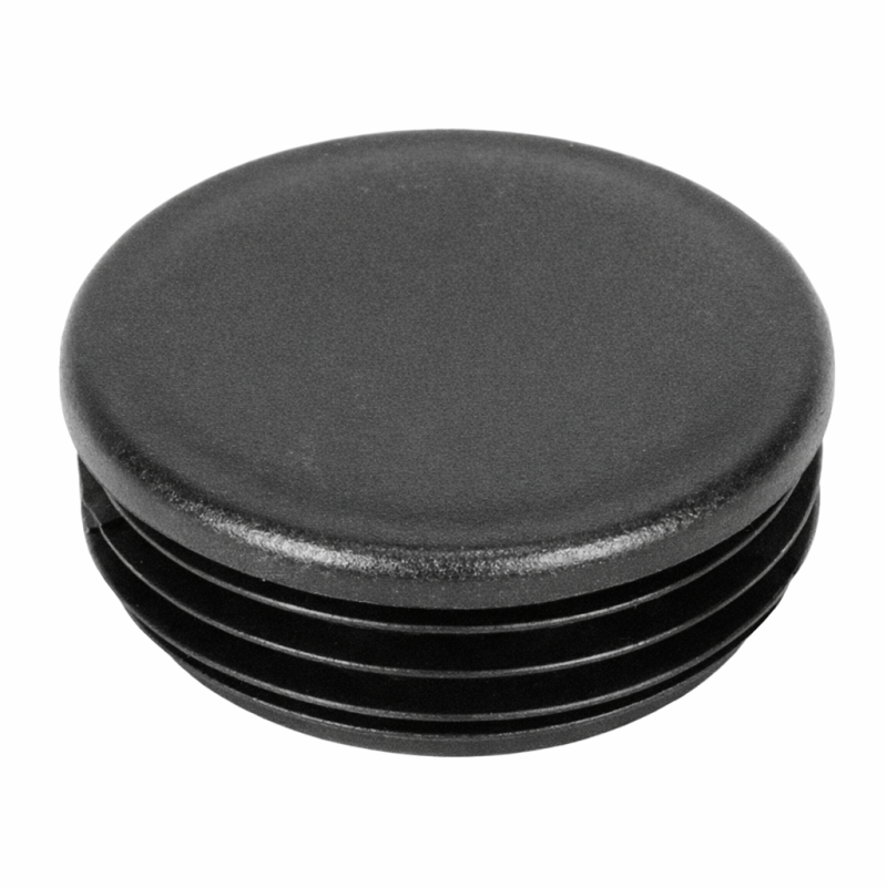 Capac protectie teava rotunda gard 1½”, PE, negru