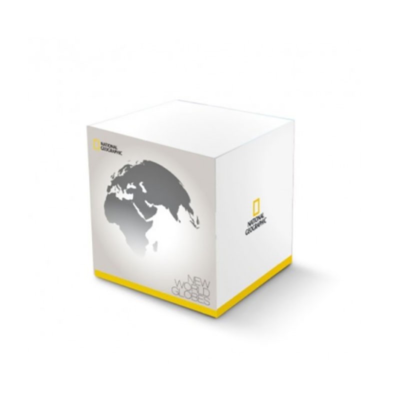 Glob geografic iluminat Carbon Executive, 30 cm, harta stil antic ...