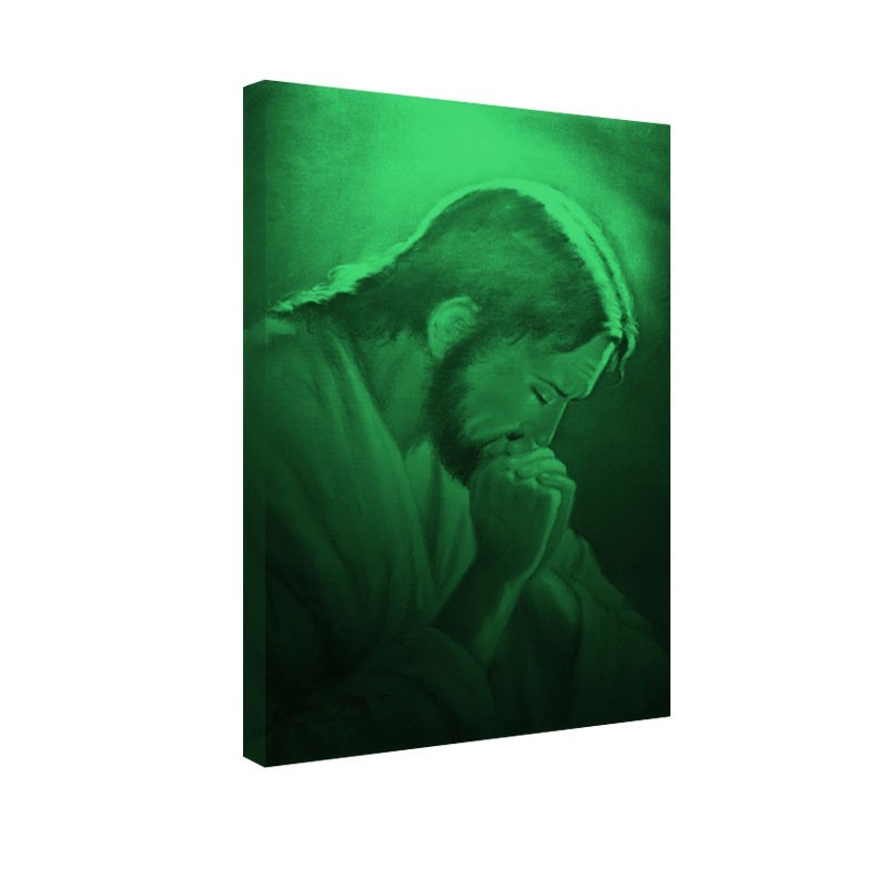 Tablou fosforescent Iisus rugandu-se