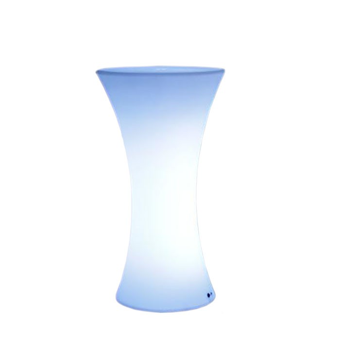Masa cocktail LED RGB, iluminata 16 culori, control telecomanda, IP54 ...