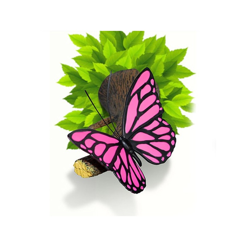 Lampa 3D Fluture roz