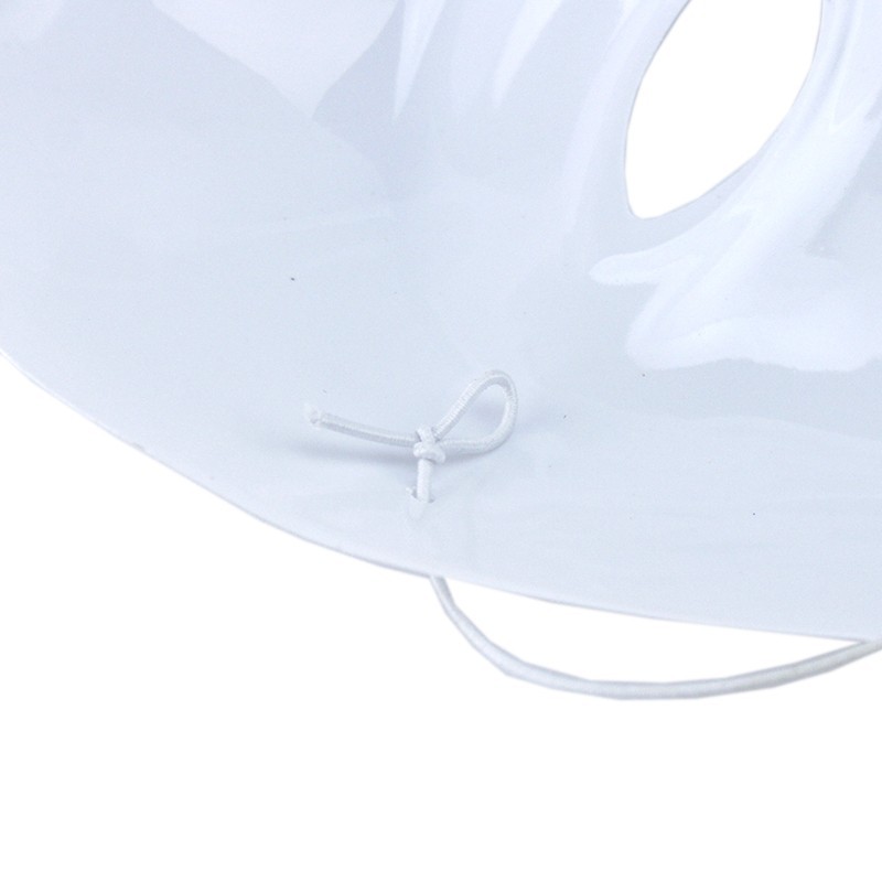 Masca alba pentru copii, unisex, marime universala, carnaval