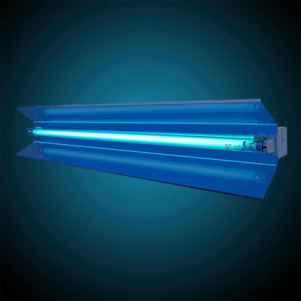 Lampa bactericida UVC orientabila 55W cu reflector, fixare perete