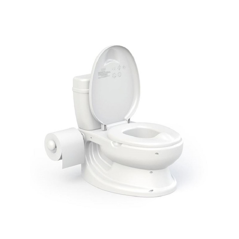 Olita tip WC, suport hartie igienica, buton de tras apa cu sunet ...