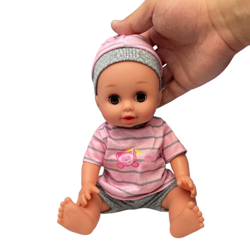 Papusa interactiva 35 cm, bea apa, face pipi, 12 sunete, 14 accesorii